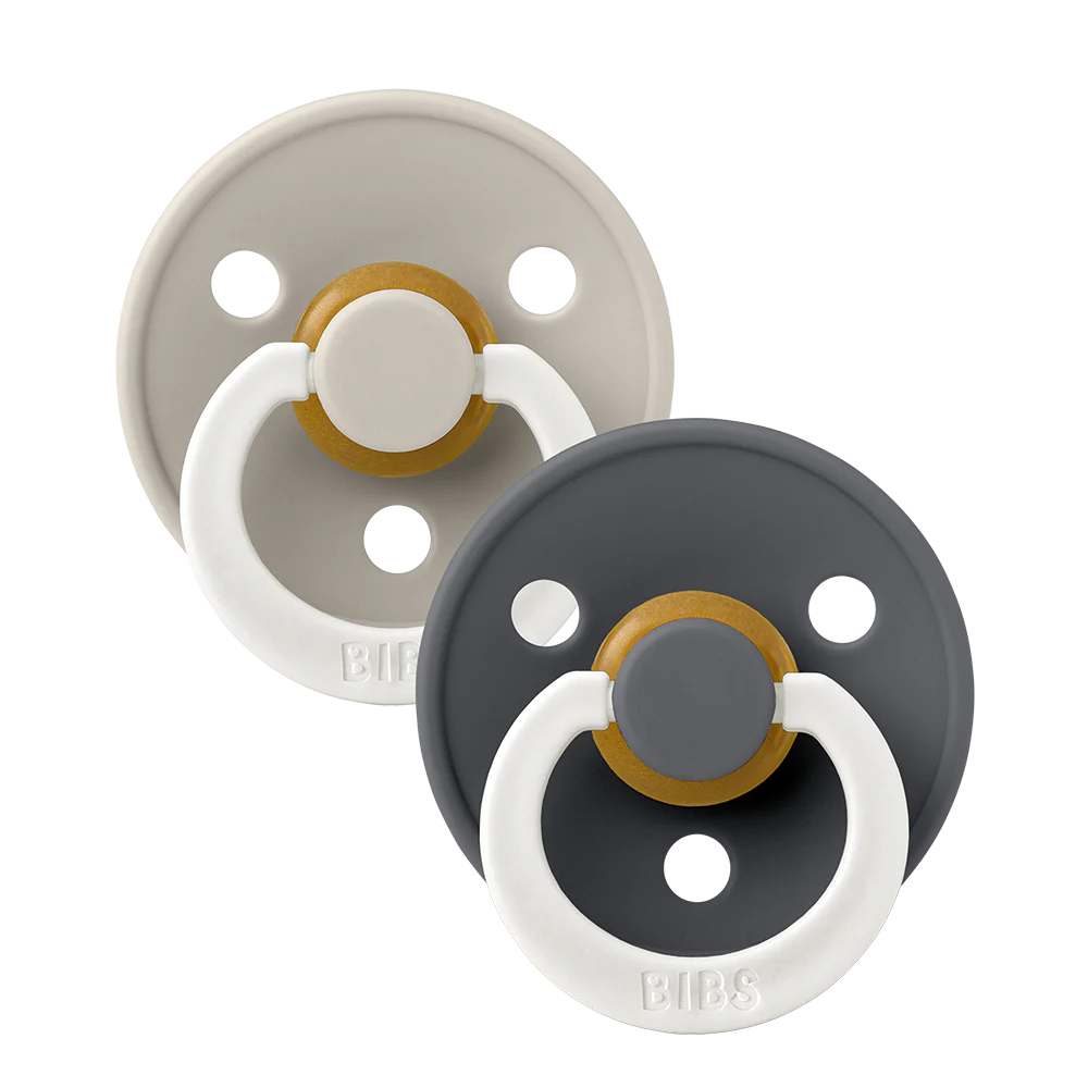 Shop Colour Glow Pacifier 2 Pack - Sand/Iron - Li'l Baby Sprouts