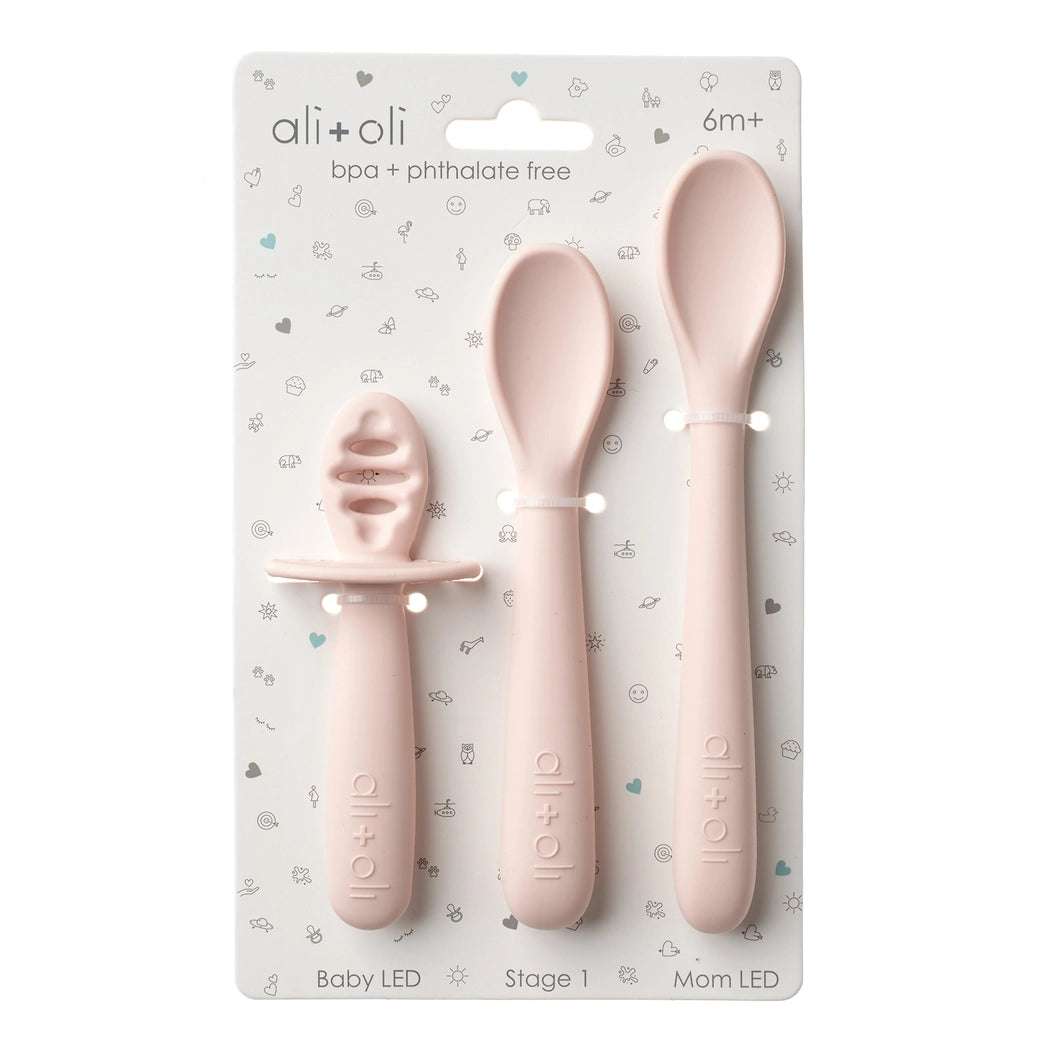 Shop Multi-Stage Spoon Set - Blush - Li'l Baby Sprouts
